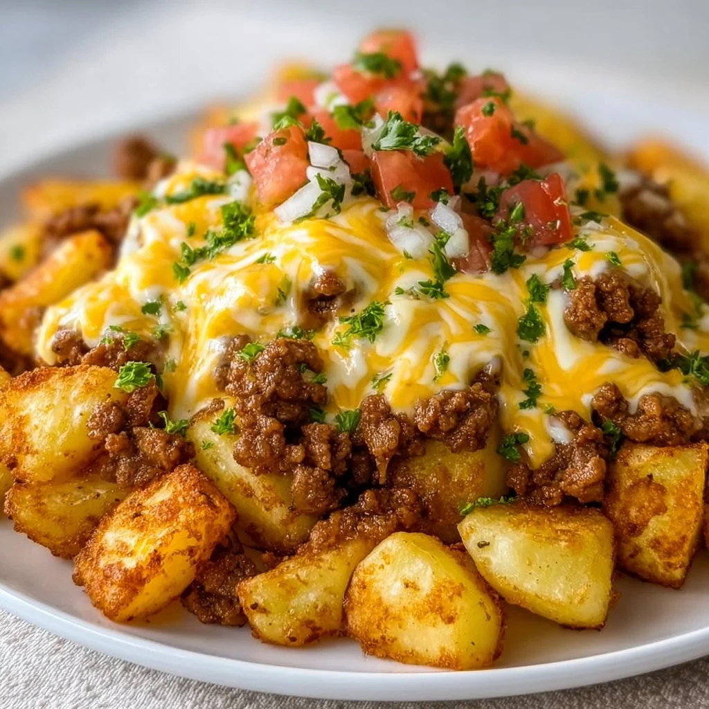 Cheesy Taco Potatoes