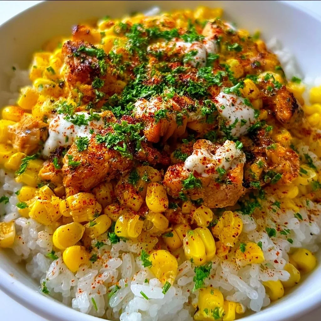 Easy Street Corn Chicken Rice Bowl